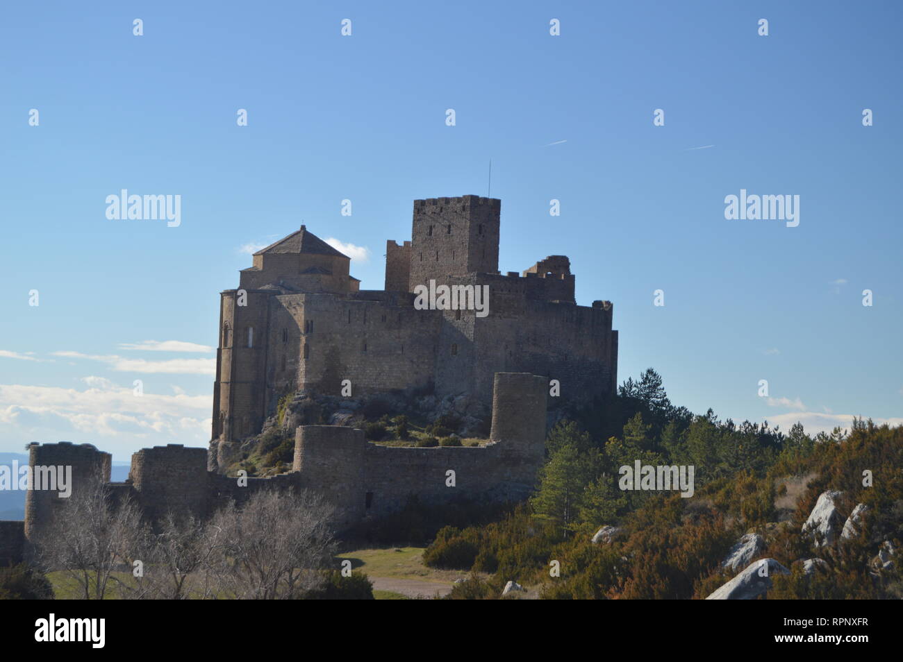 Roman Castle Of Loarre Dating From The 11th Century It Was Built By ...