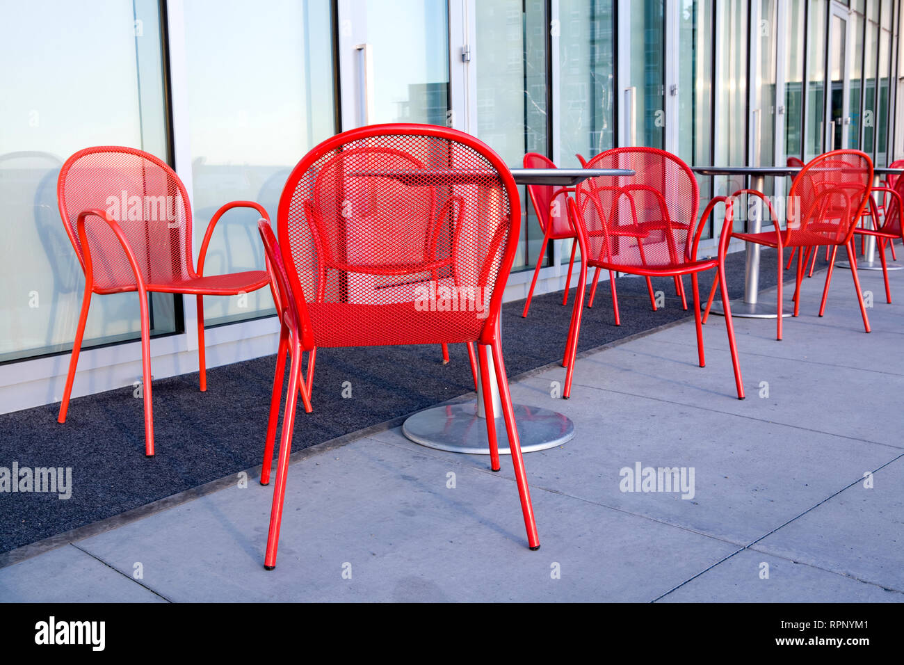 Multi colored modern chairs hi-res stock photography and images - Alamy