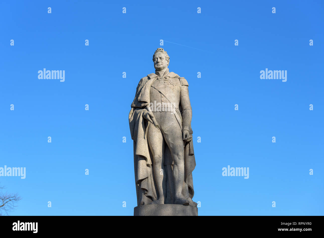 Statue of William IV (fourth) in Greenwich, London Stock Photo - Alamy