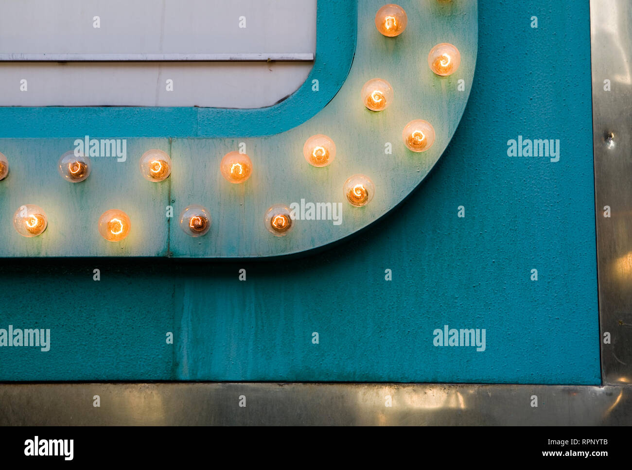 Lights on Sign, Las Vegas, Nevada Stock Photo - Alamy