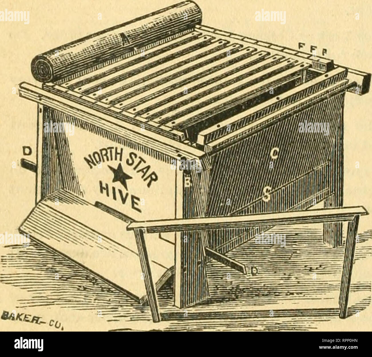 . American bee journal. Bee culture; Bees. NEW LANGSTROTH BEE HIVE ...