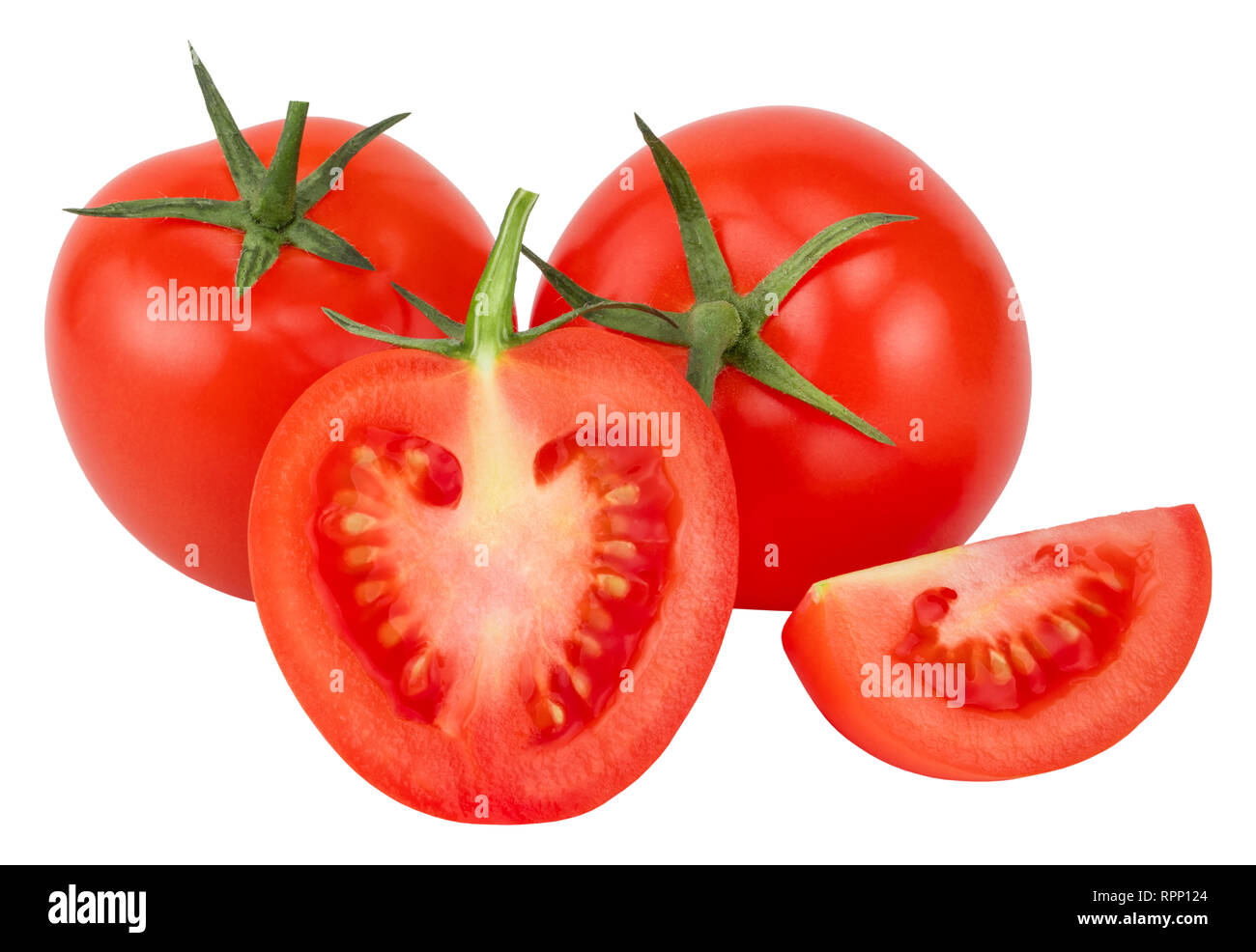Tomato isolated on white. With clipping path Stock Photo - Alamy