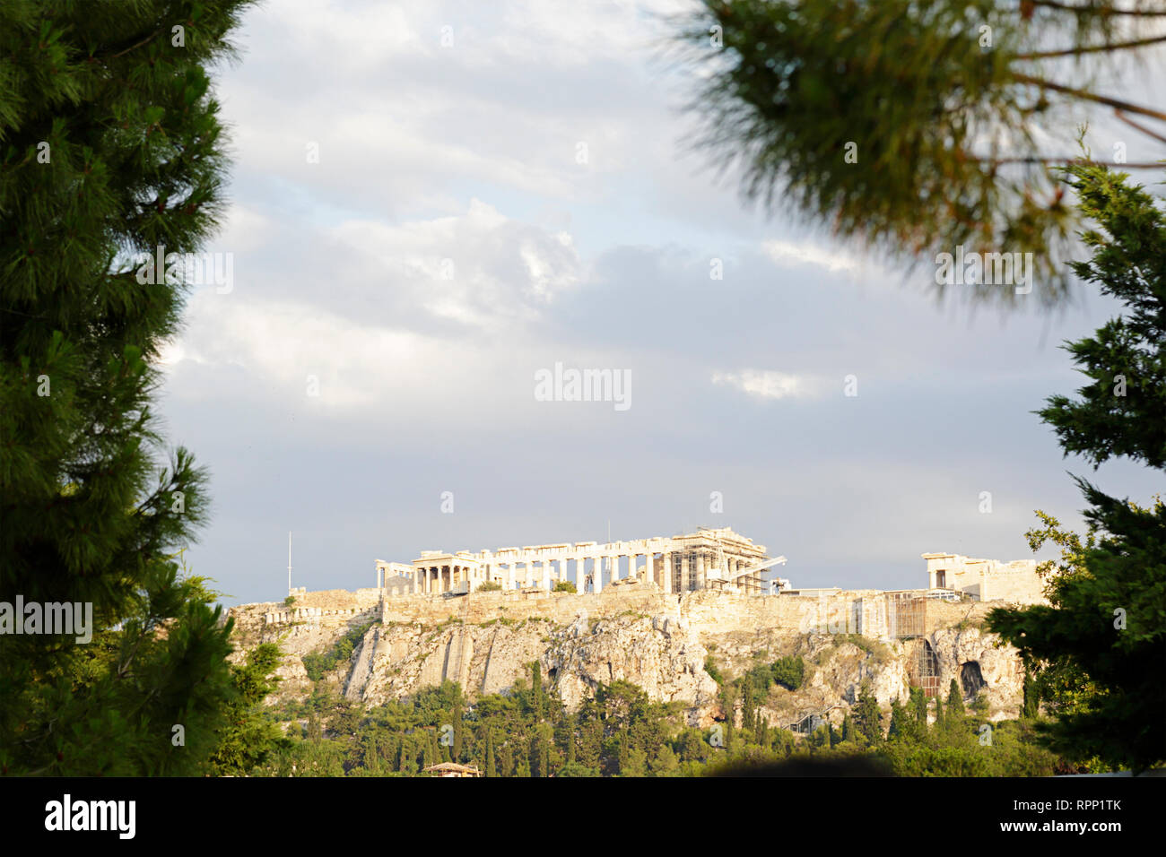 The ancient citadel of the Acropolis of Athens, Greece Stock Photo - Alamy