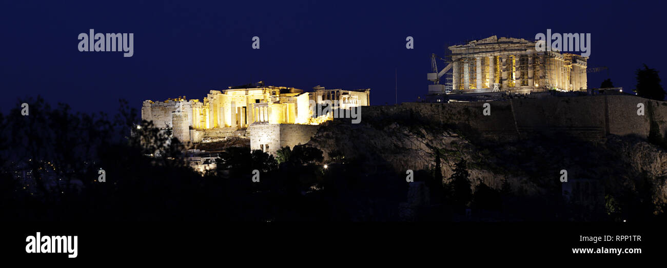 Philopappou hill and monument hi-res stock photography and images - Alamy