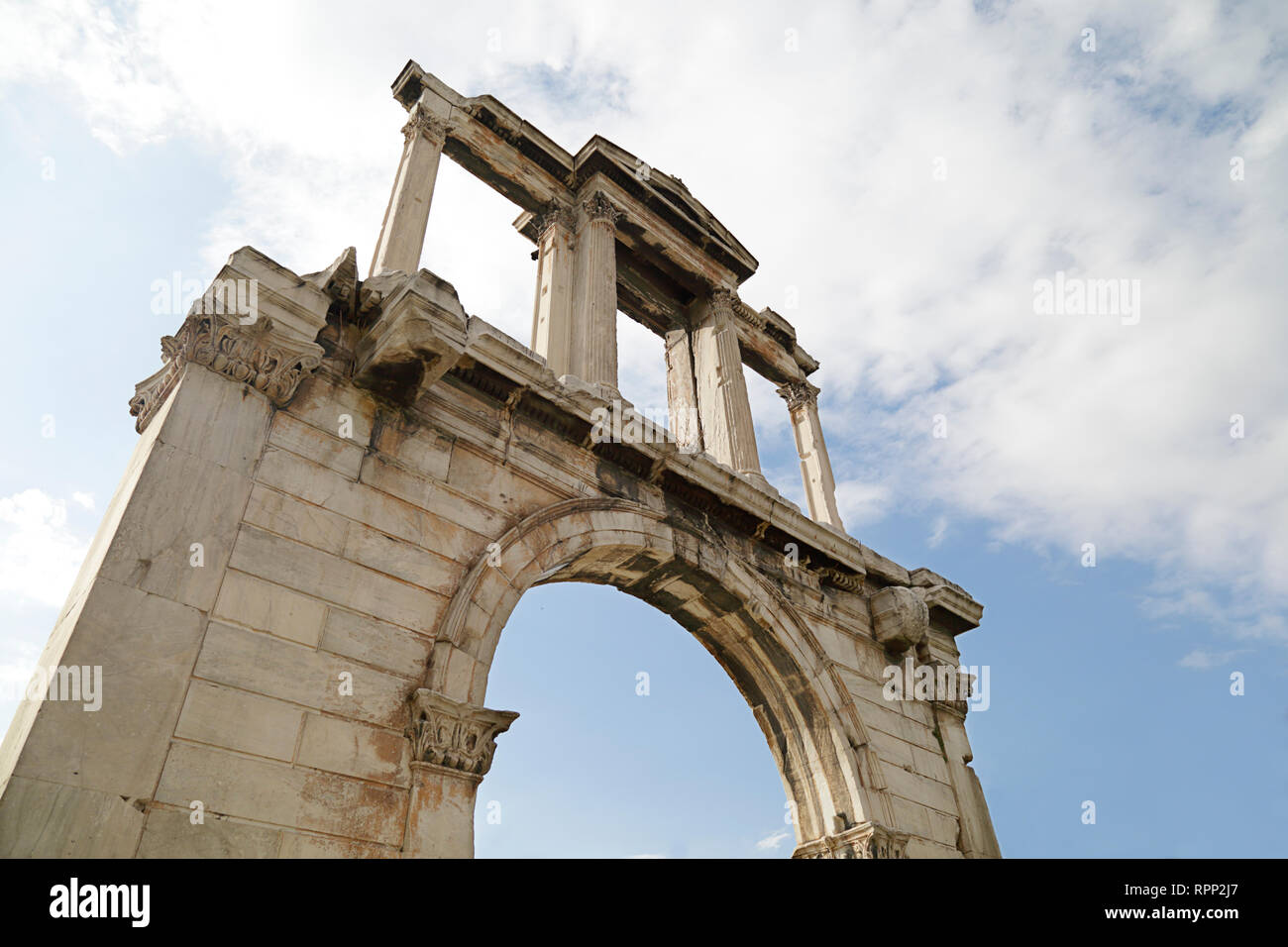 Arch of Hadrian (Hadrian's Gate), it is a monumental gateway in the ...