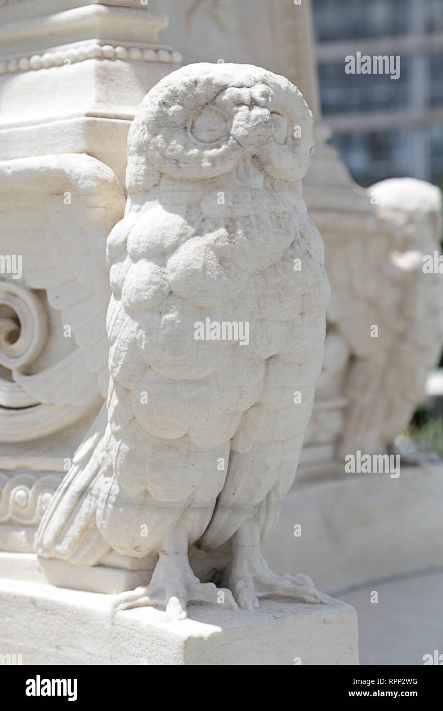 Owl of greek mythology hi-res stock photography and images - Alamy
