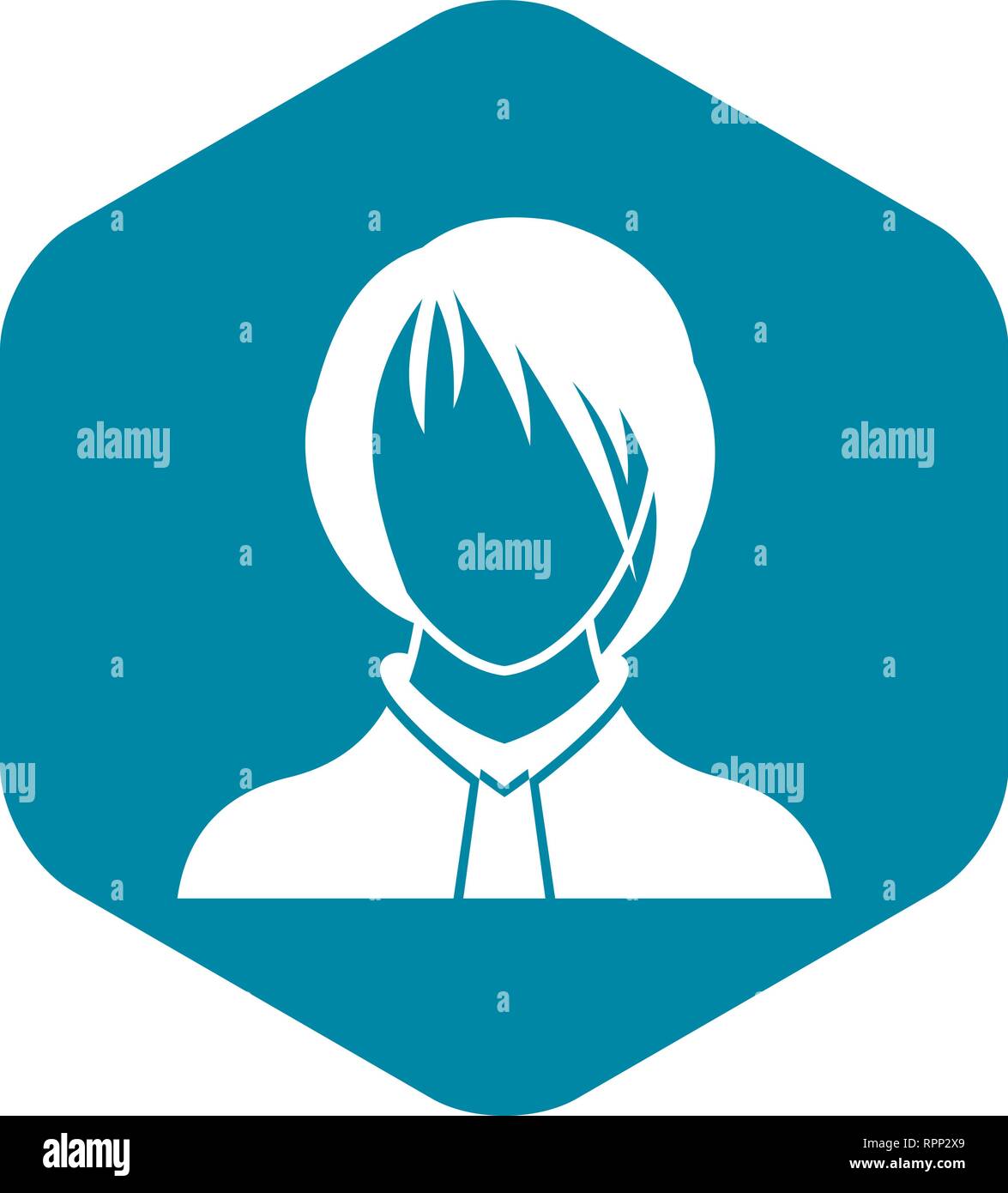 Woman icon, simple style Stock Vector Image & Art - Alamy
