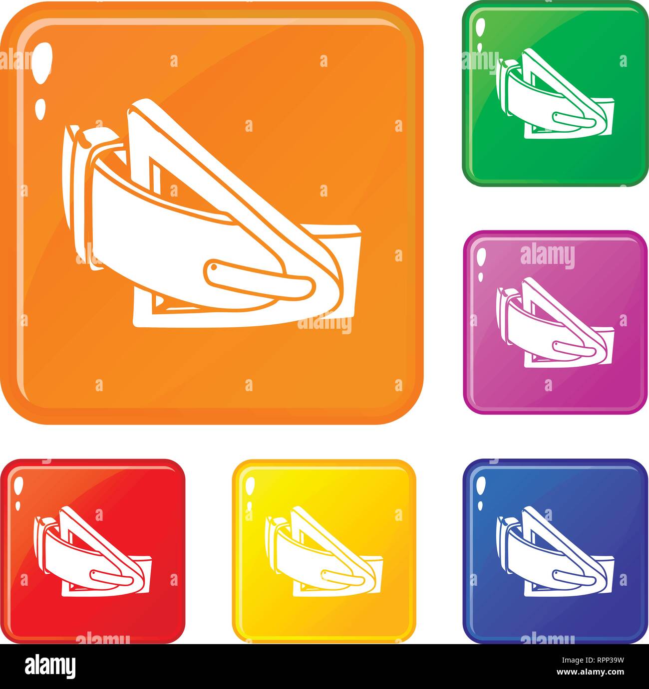 Black leather sash Stock Vector Images - Alamy