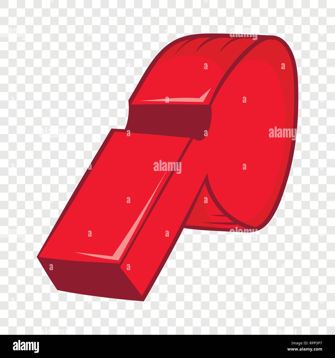 Red sport whistle icon, cartoon style Stock Vector Image & Art - Alamy