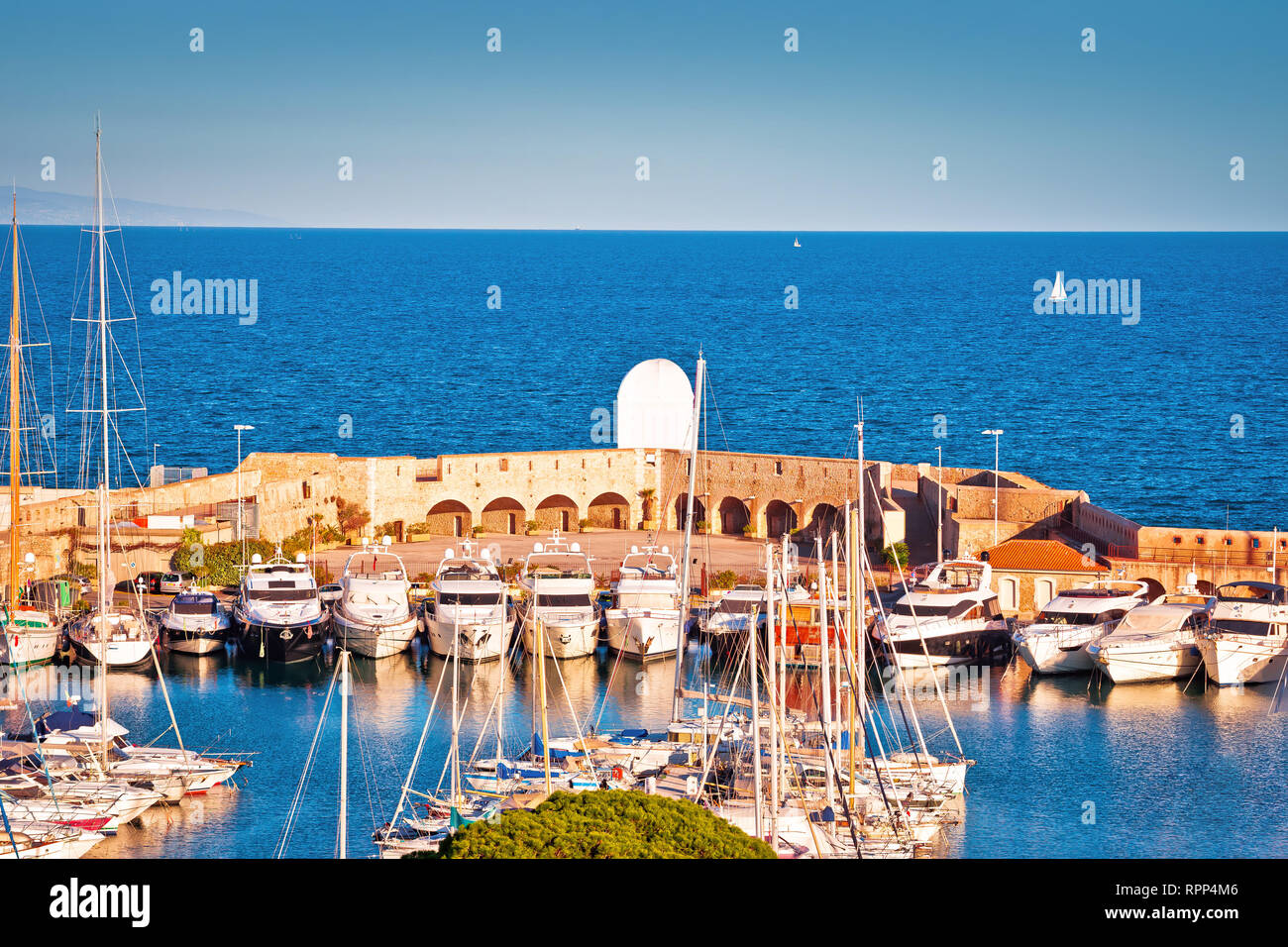 Antibes port vauban hi-res stock photography and images - Alamy