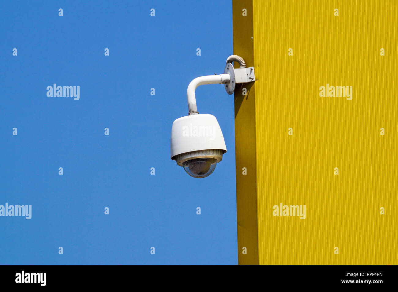 closed circuit television, Hidden secure camera in a glass cover ...