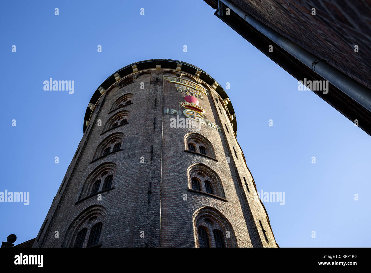 The Round Tower in Copenhagen Stock Photo - Alamy