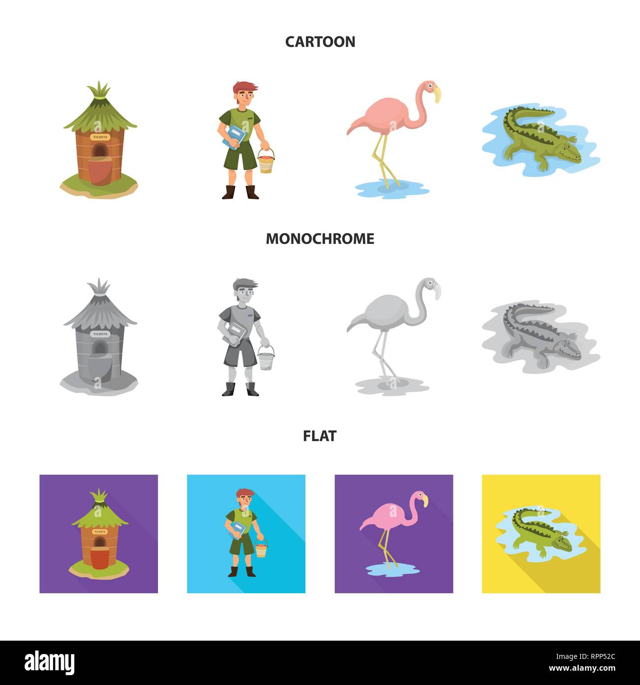 Booth keeper Stock Vector Images - Alamy