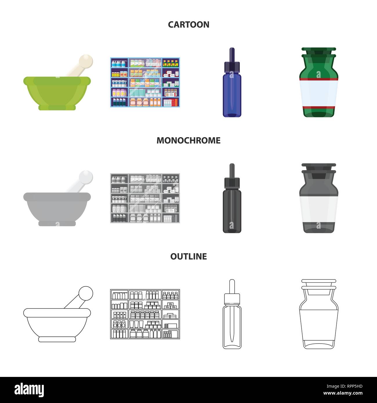 Bottle shelf stock label Stock Vector Images - Alamy