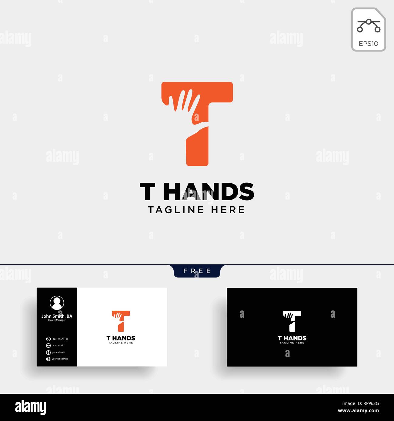 minimal t letter, initial hand logo template vector illustration icon ...