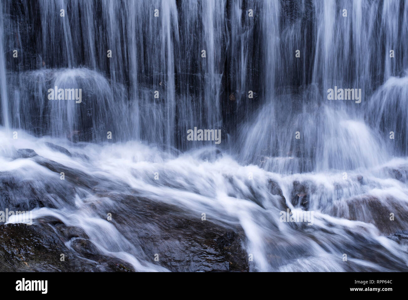 A blurred waterfall background nature picture at Burr Pond Torrington ...