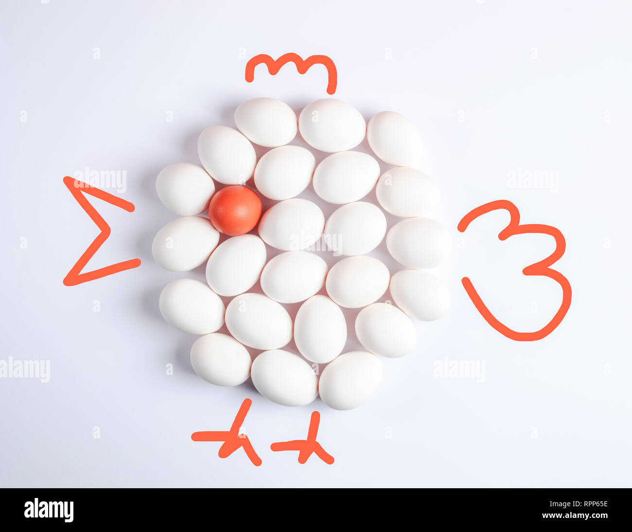 Tail with eggs hi-res stock photography and images - Alamy