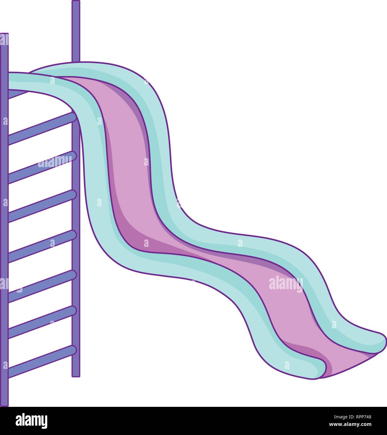 Toy slide Stock Vector Images - Alamy