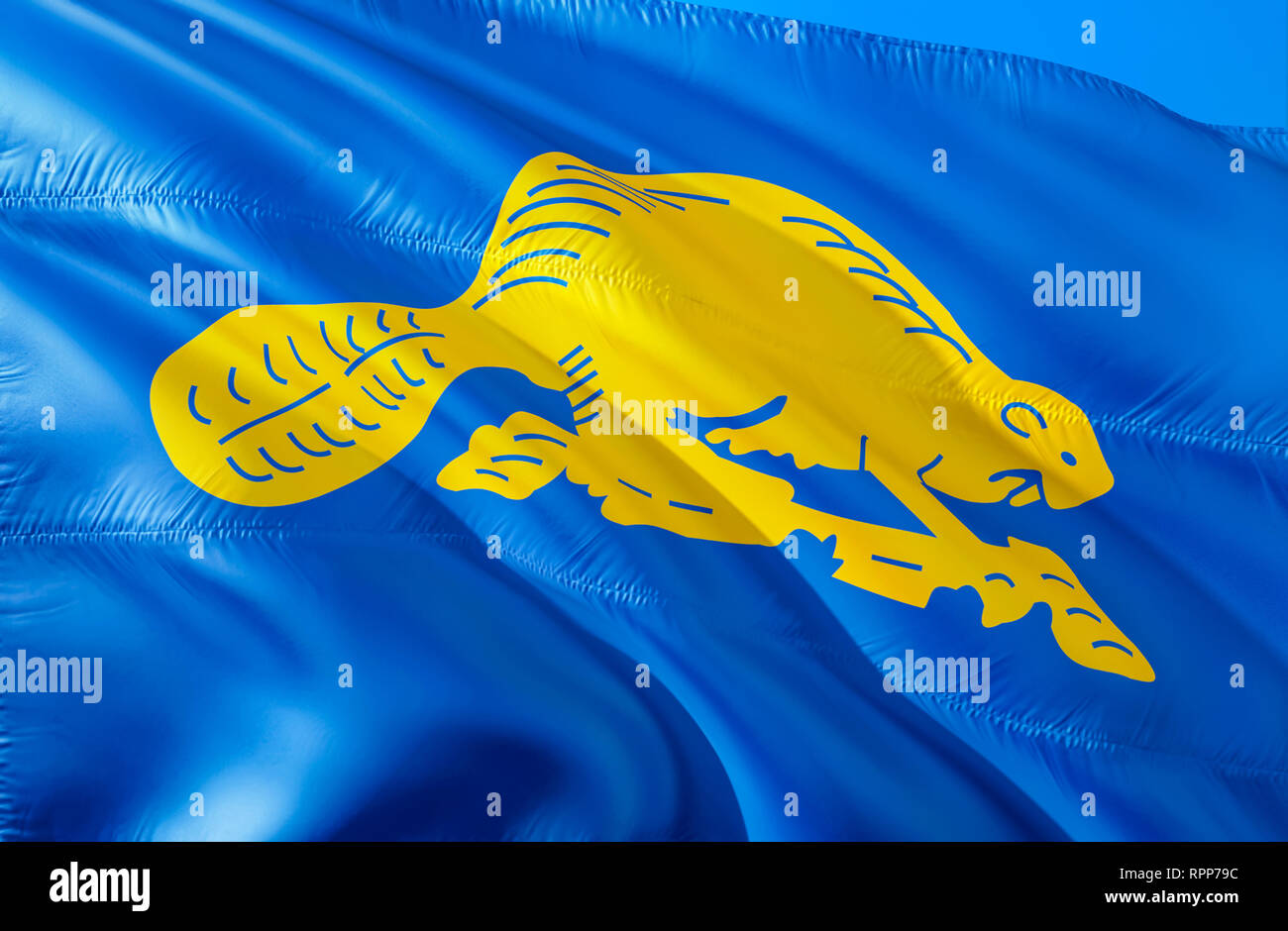 Beaver flag hi-res stock photography and images - Alamy