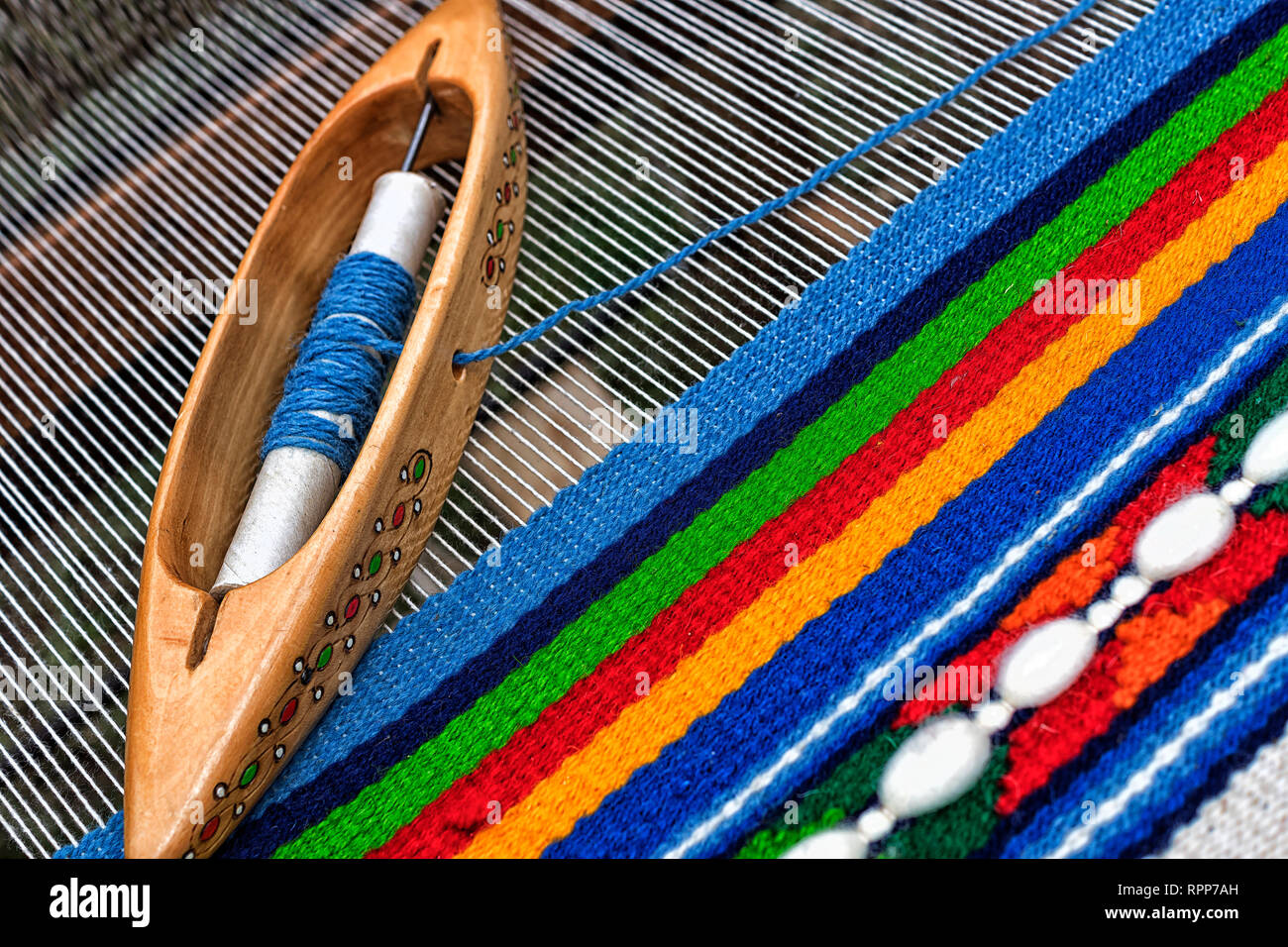Manual loom hi-res stock photography and images - Alamy
