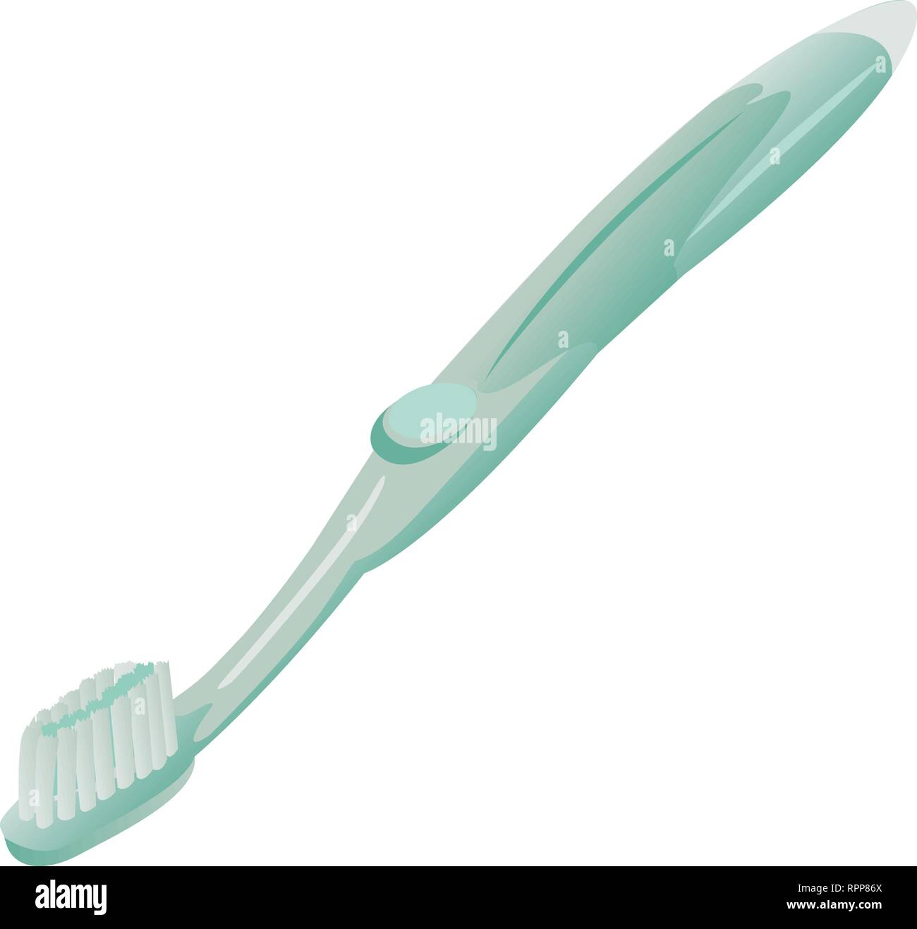 Tooth brush vector illustration on a white background isolated teeth ...