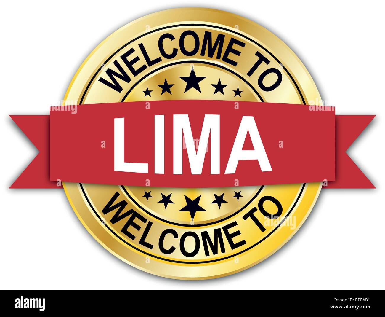 The lima medal Stock Vector Images - Alamy