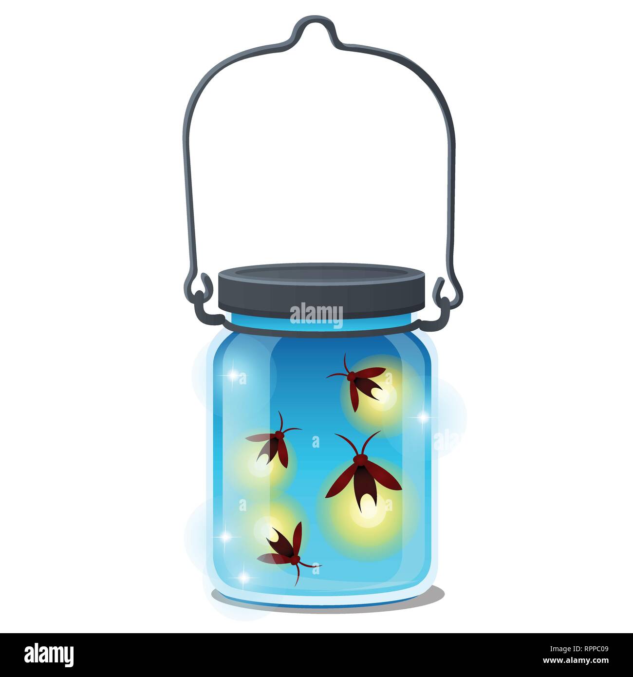 Firefly In Jar Clipart