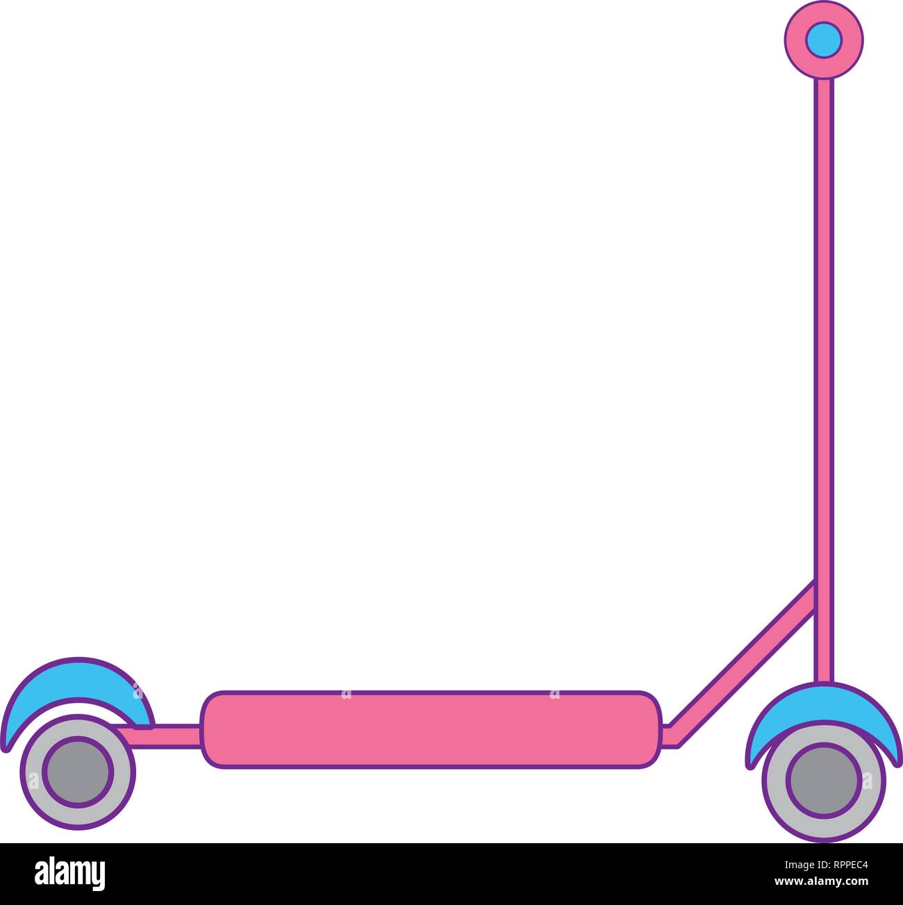 cute skateboard childish icon Stock Vector Image & Art - Alamy