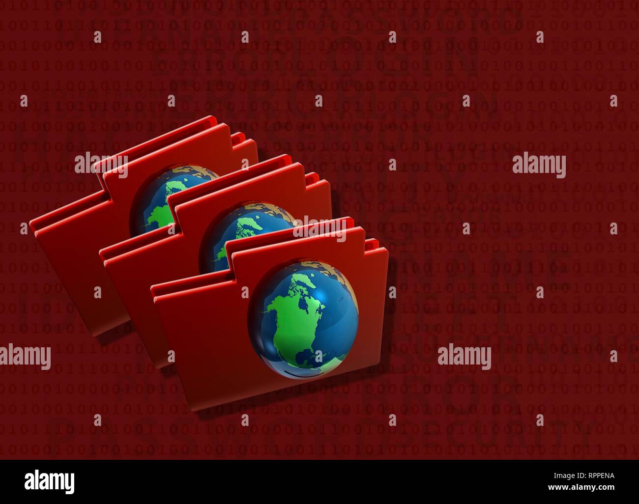 Digital Data Security Conceptual Illustration Stock Photo Alamy