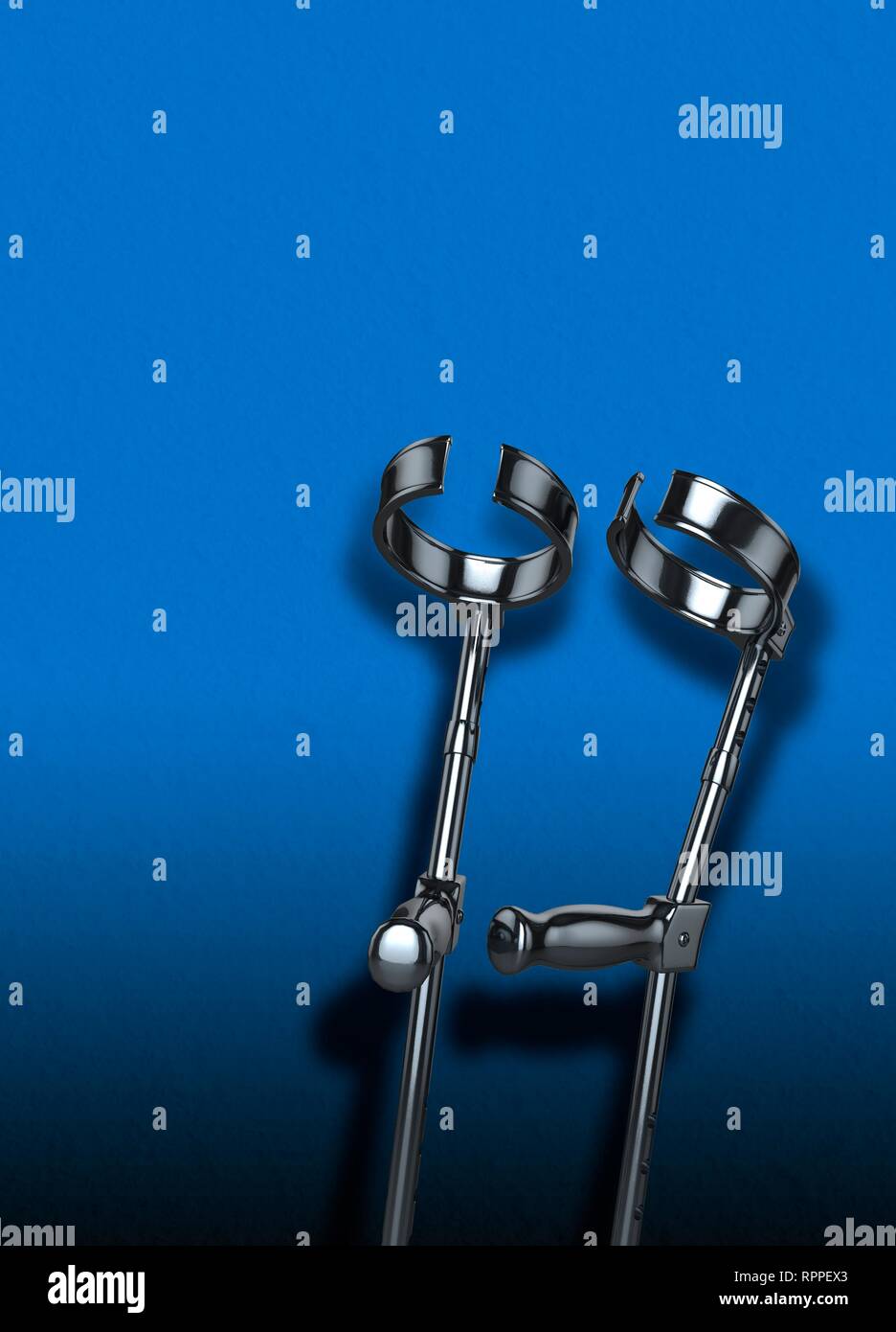 Crutches medical crutches hi-res stock photography and images - Alamy