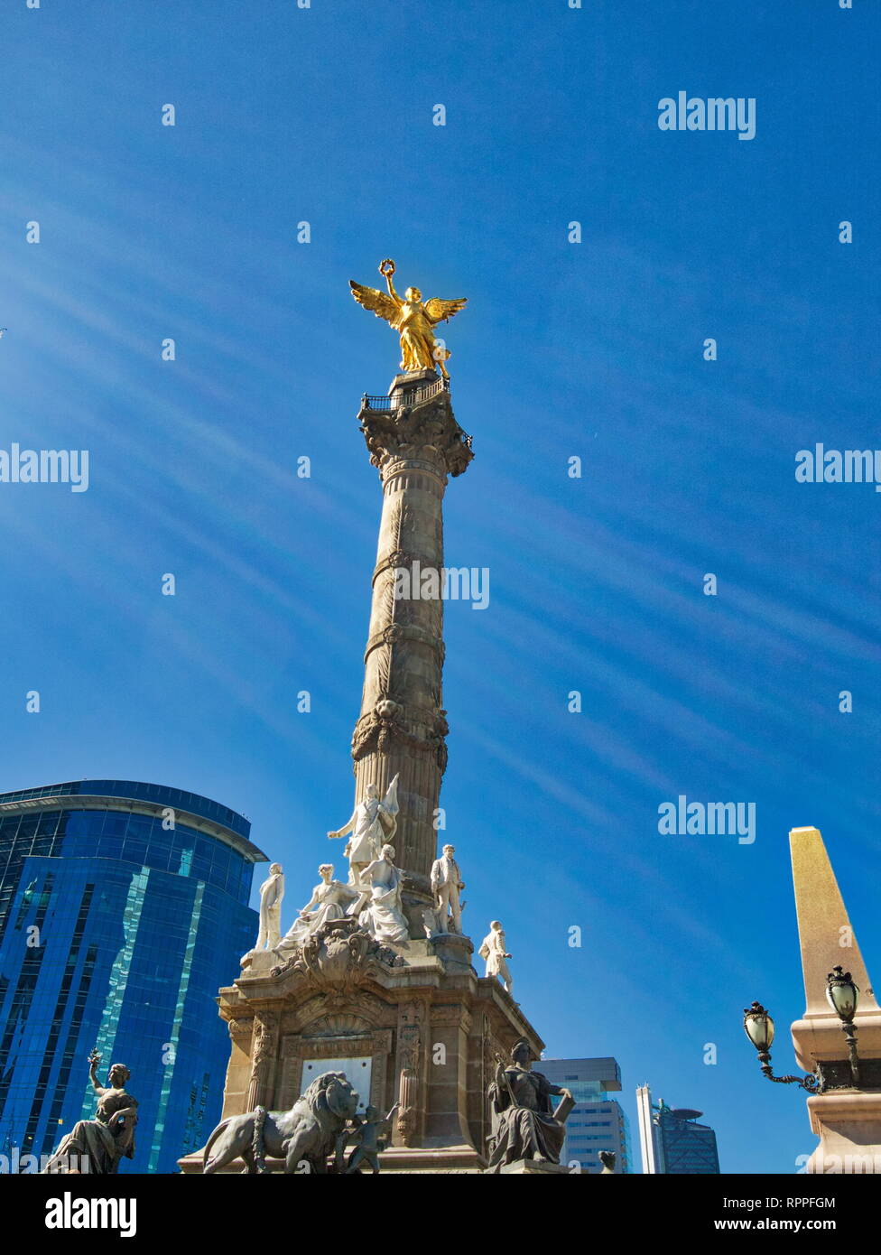 Angel of Independence monument, Mexico City Stock Photo - Alamy