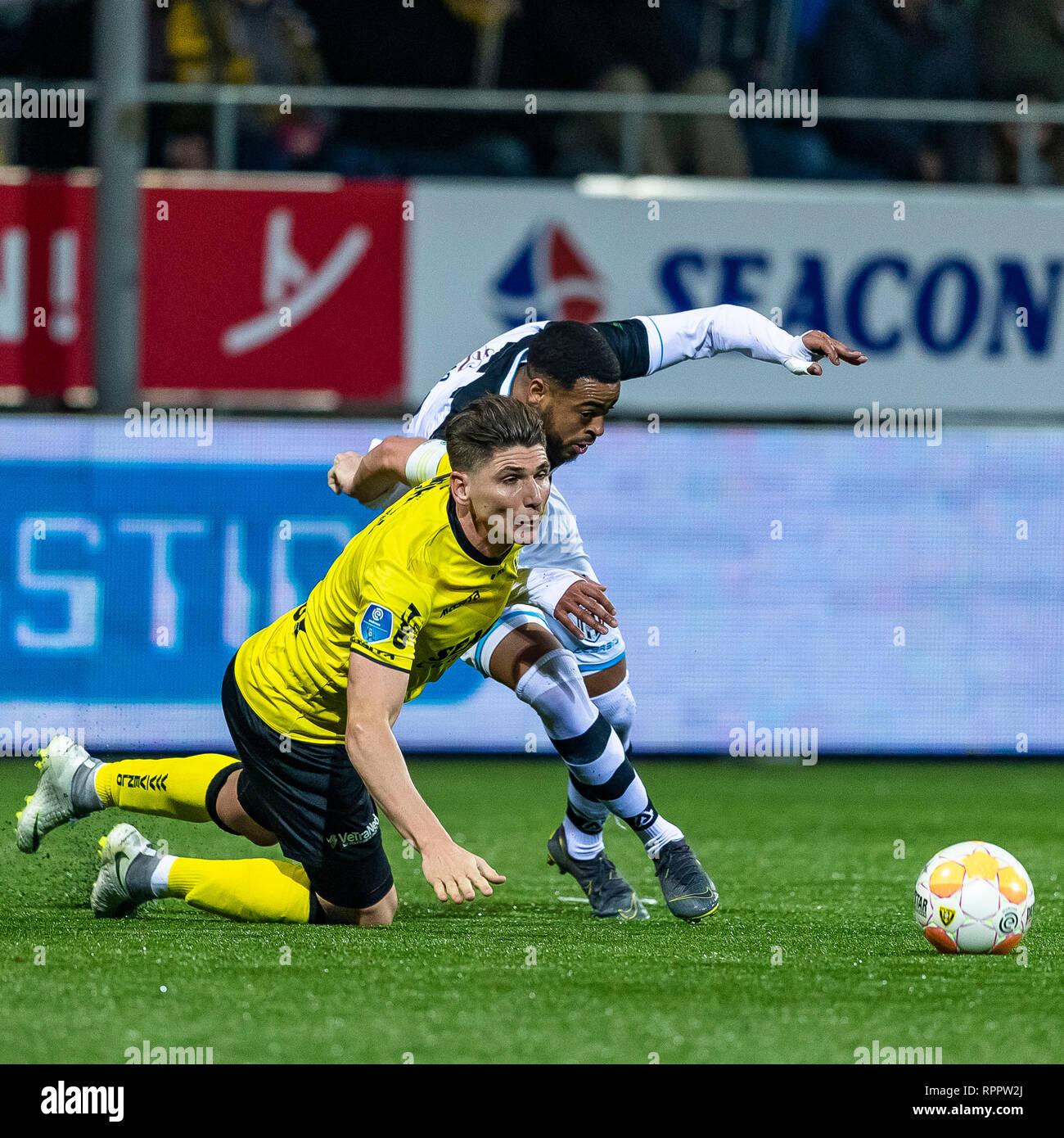 VENLO, Netherlands, 22-02-2019, football, Covebo Stdium De Koel, Dutch ...