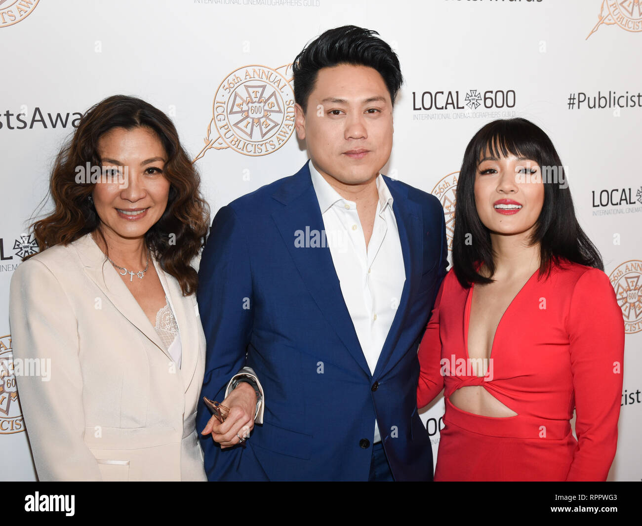 MICHELLE YEOH, JON M. CHU and CONSTANCE WU attends the 56th Annual ICG ...