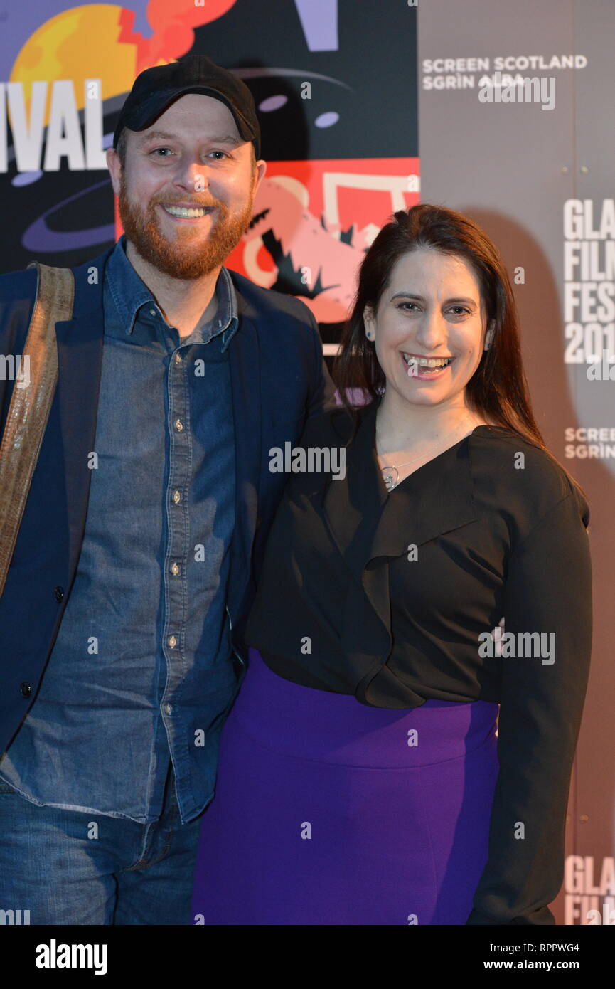 Glasgow, UK. 22 February 2019. The Scottish Premier of, Only You is ...