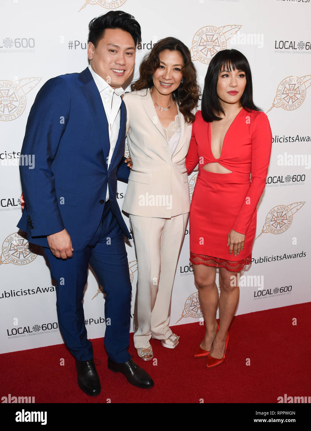 MICHELLE YEOH, JON M. CHU and CONSTANCE WU attends the 56th Annual ICG ...