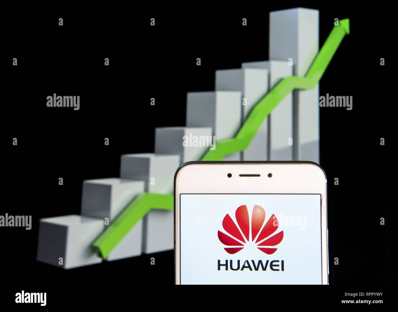 Hong Kong. 10th Feb, 2019. Chinese multinational telecommunications ...