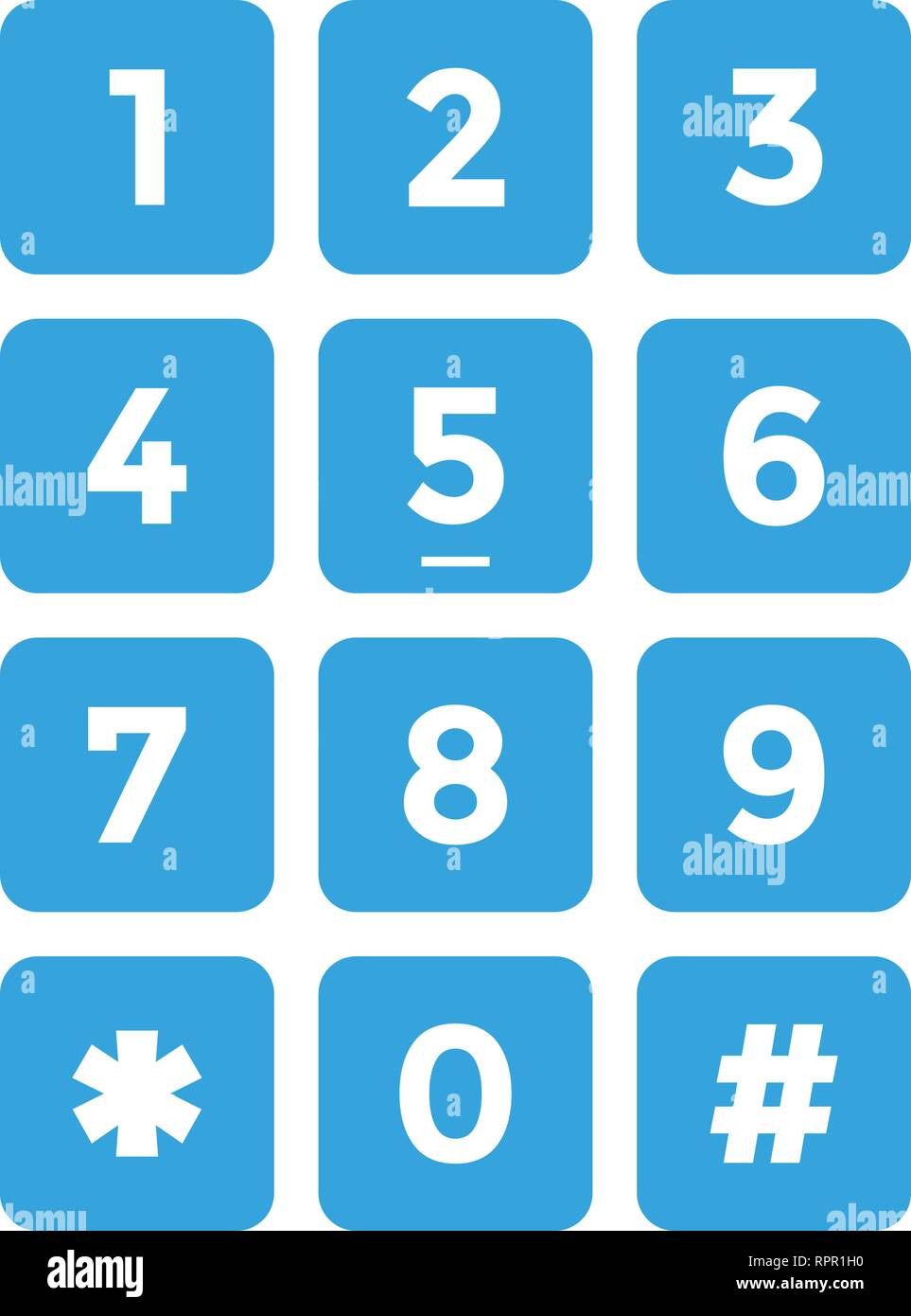 Pin keypad Stock Vector Images - Alamy
