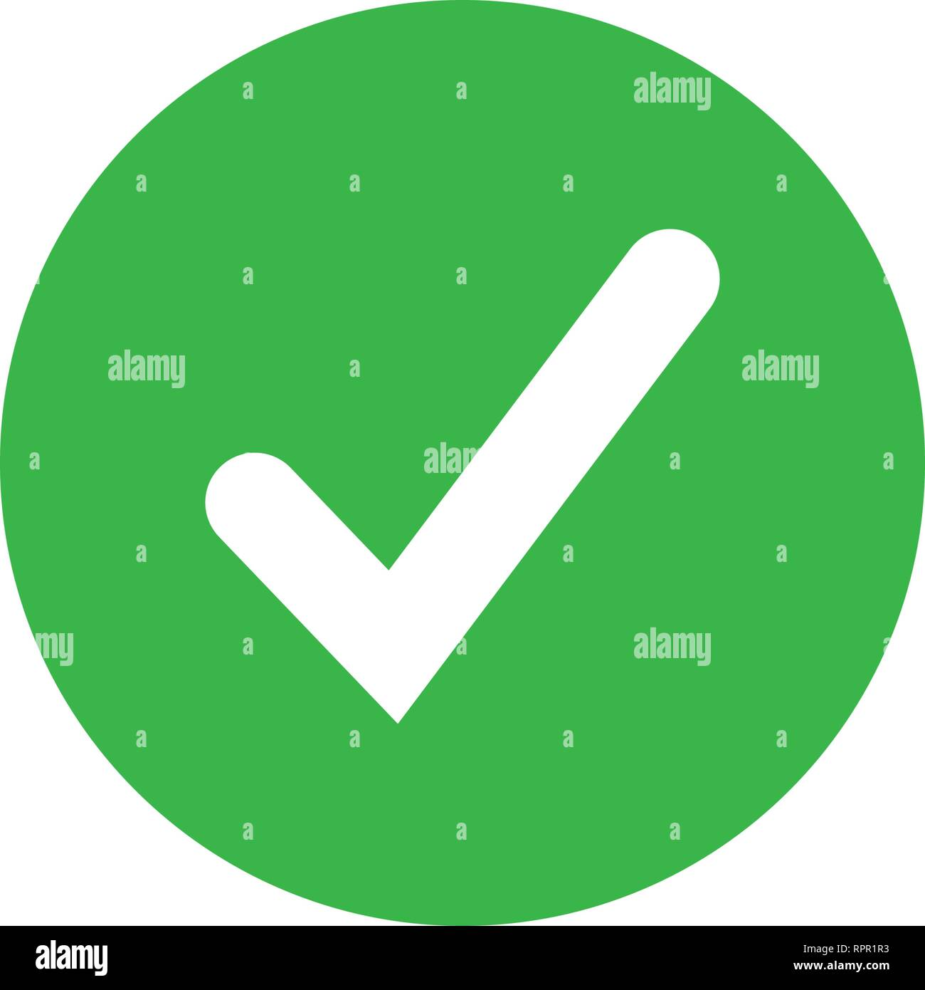 Check mark icon design template vector isolated illustration Stock ...