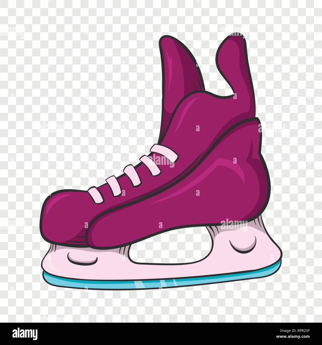 Ice Skate Boot Icon Cartoon High Resolution Stock Photography and ...