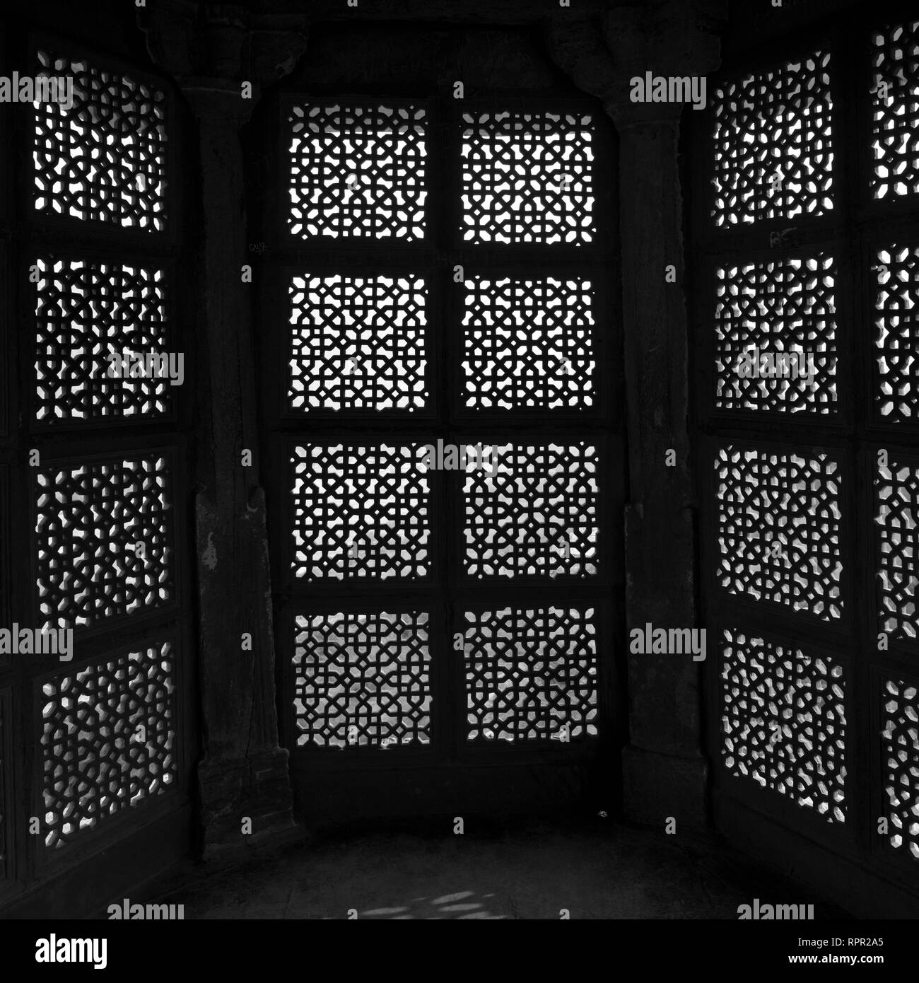 Details of window in fort, Amber Fort, Jaipur, Rajasthan, India Stock ...