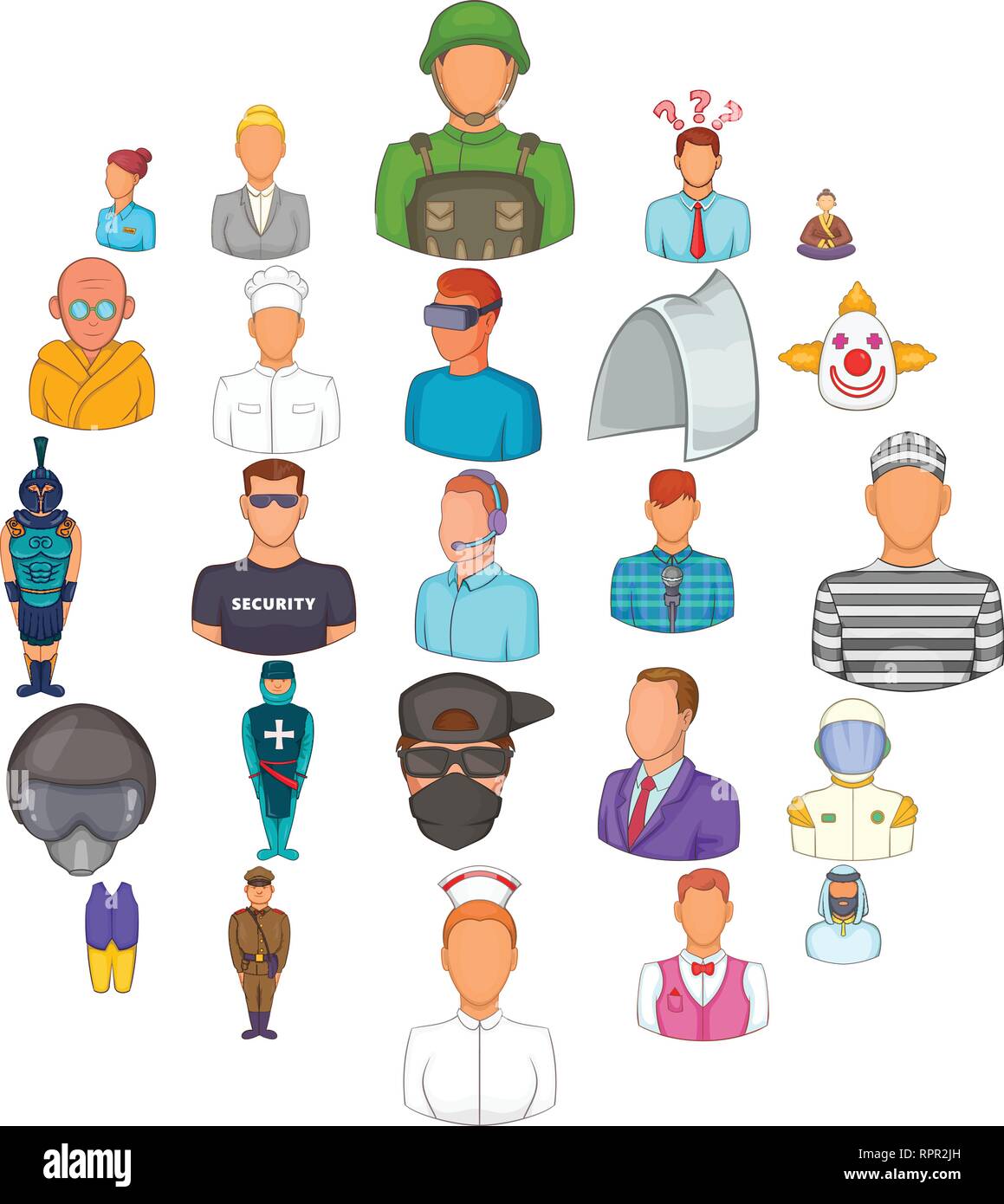 Aspect icons set, cartoon style Stock Vector Image & Art - Alamy