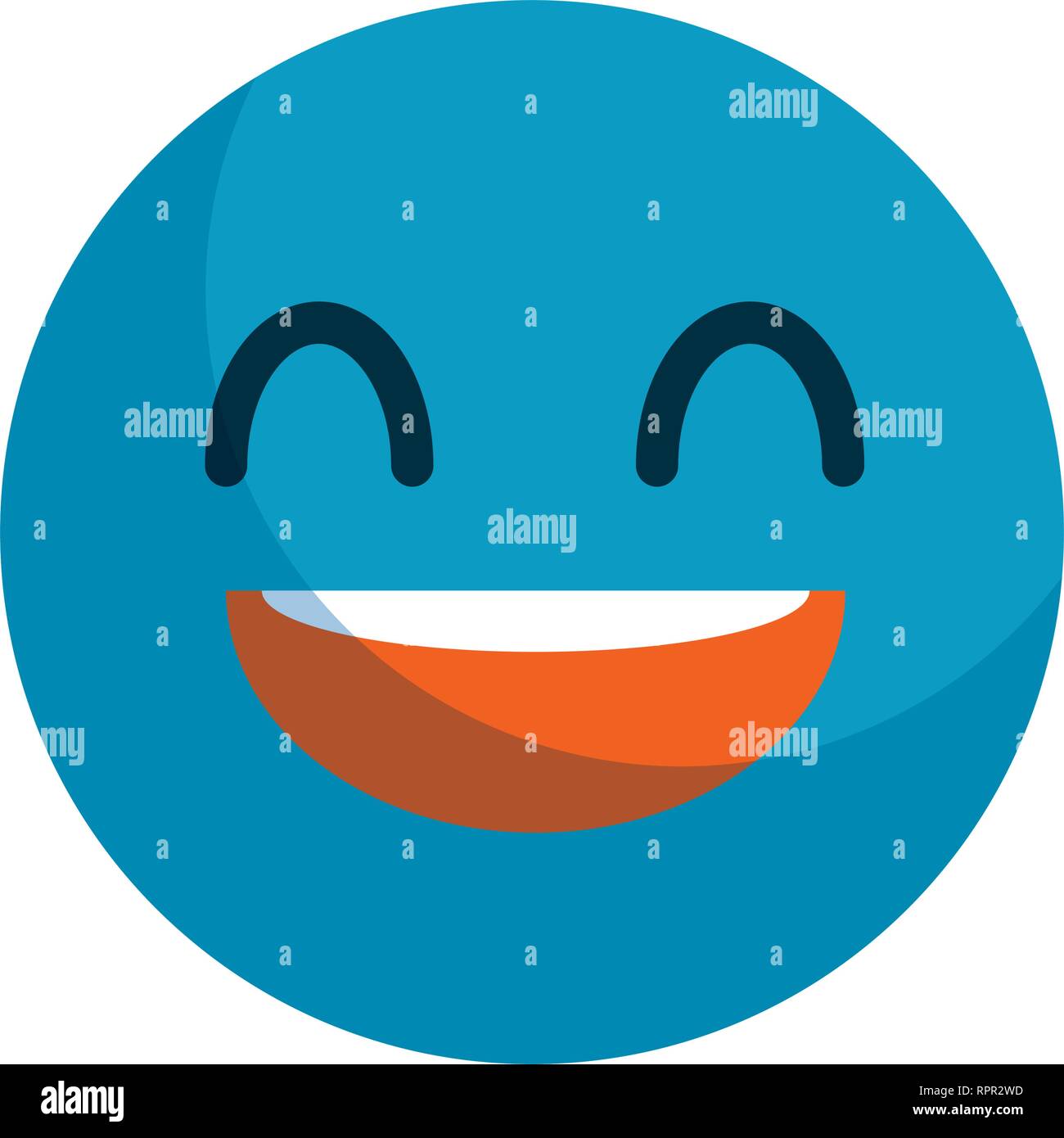 happy fool face emoticon icon Stock Vector Image & Art - Alamy