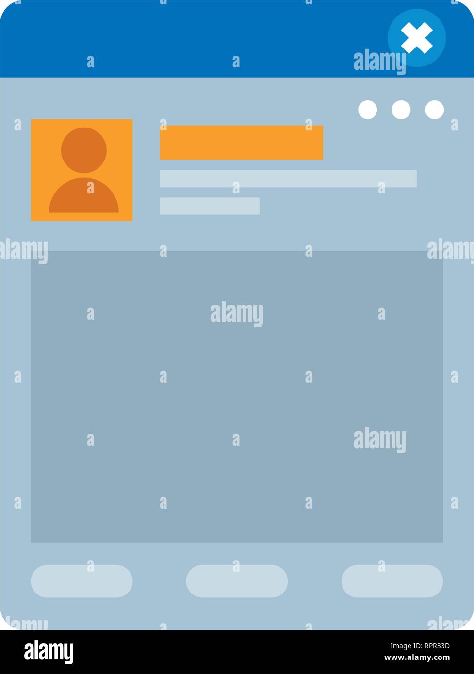 template webpage isolated icon Stock Vector Image & Art - Alamy