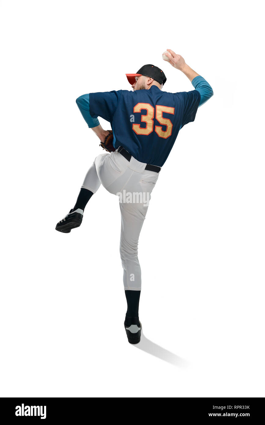 Man throwing a ball Stock Photo - Alamy