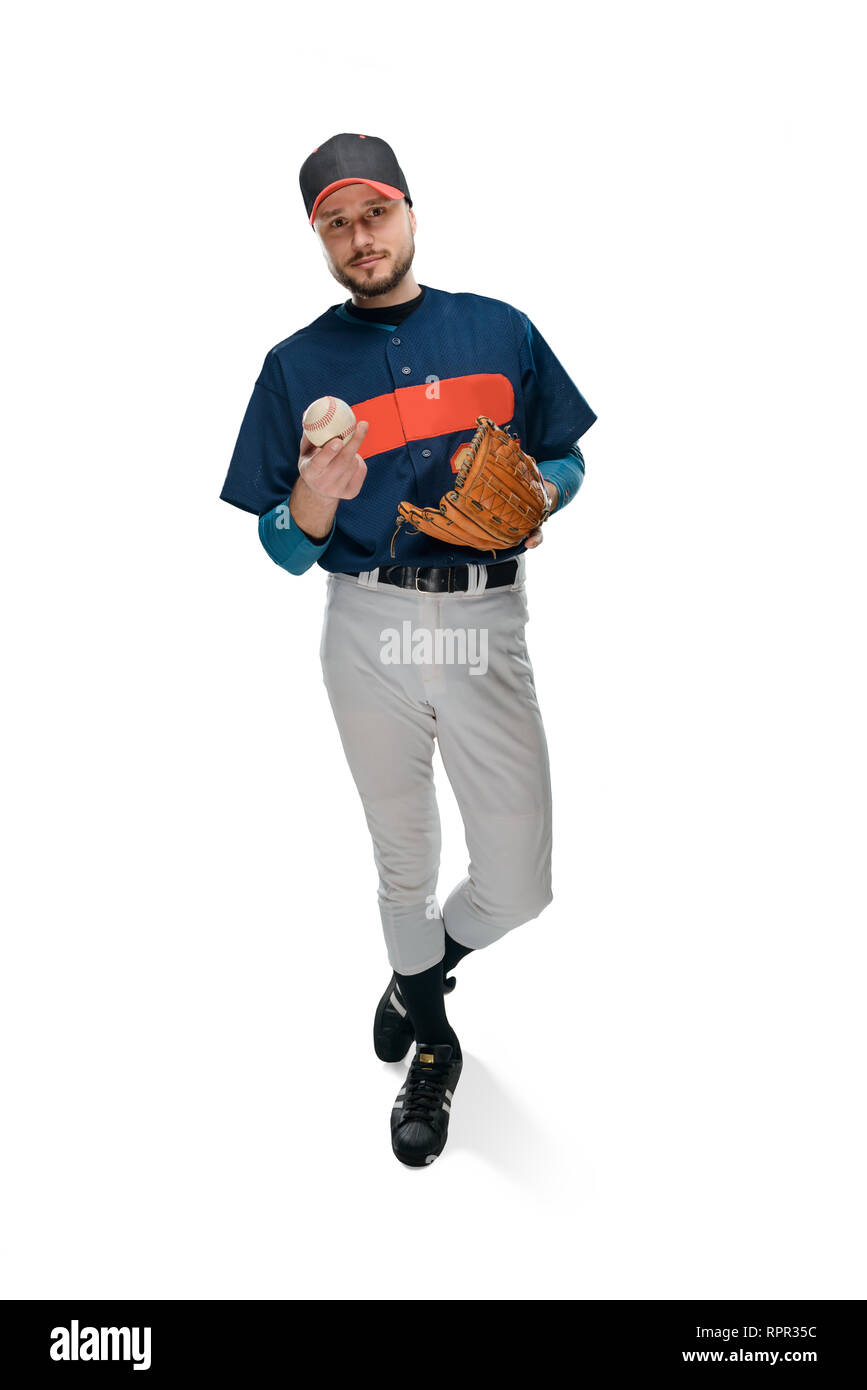 Portrait of a baseball pitcher Stock Photo - Alamy