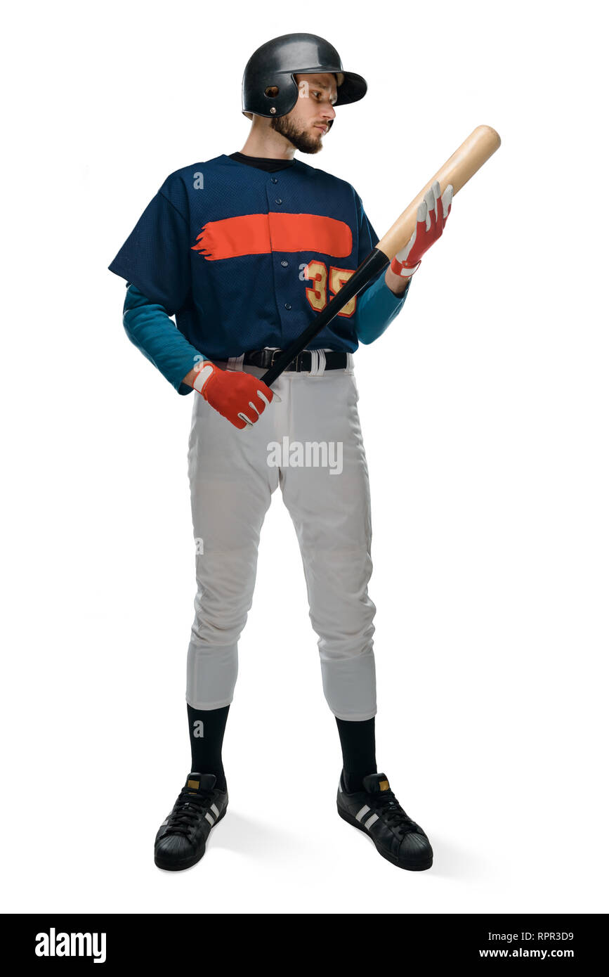 Portrait of a batter Stock Photo - Alamy