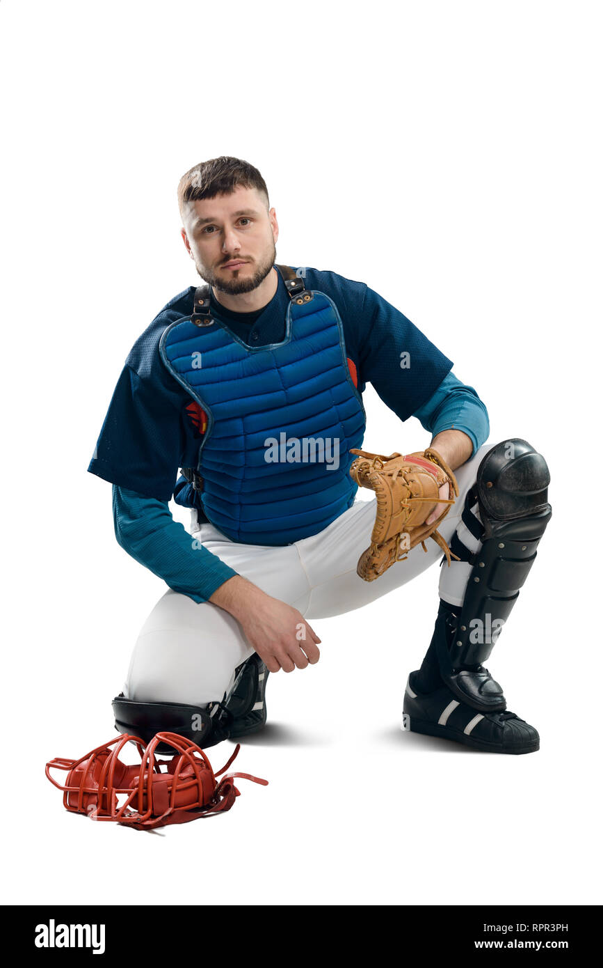 Baseball catcher in mask hi-res stock photography and images - Alamy