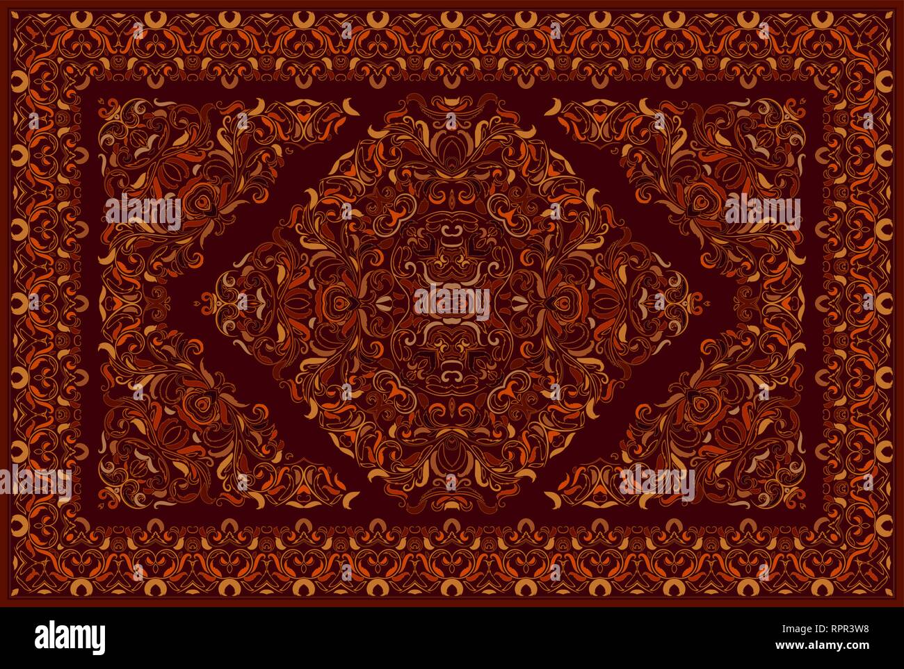 Iranian decorative Stock Vector Images - Alamy