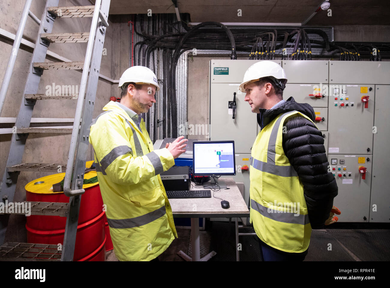 Director of Infrastructure Richard Millar (left) and Cabinet Secretary ...