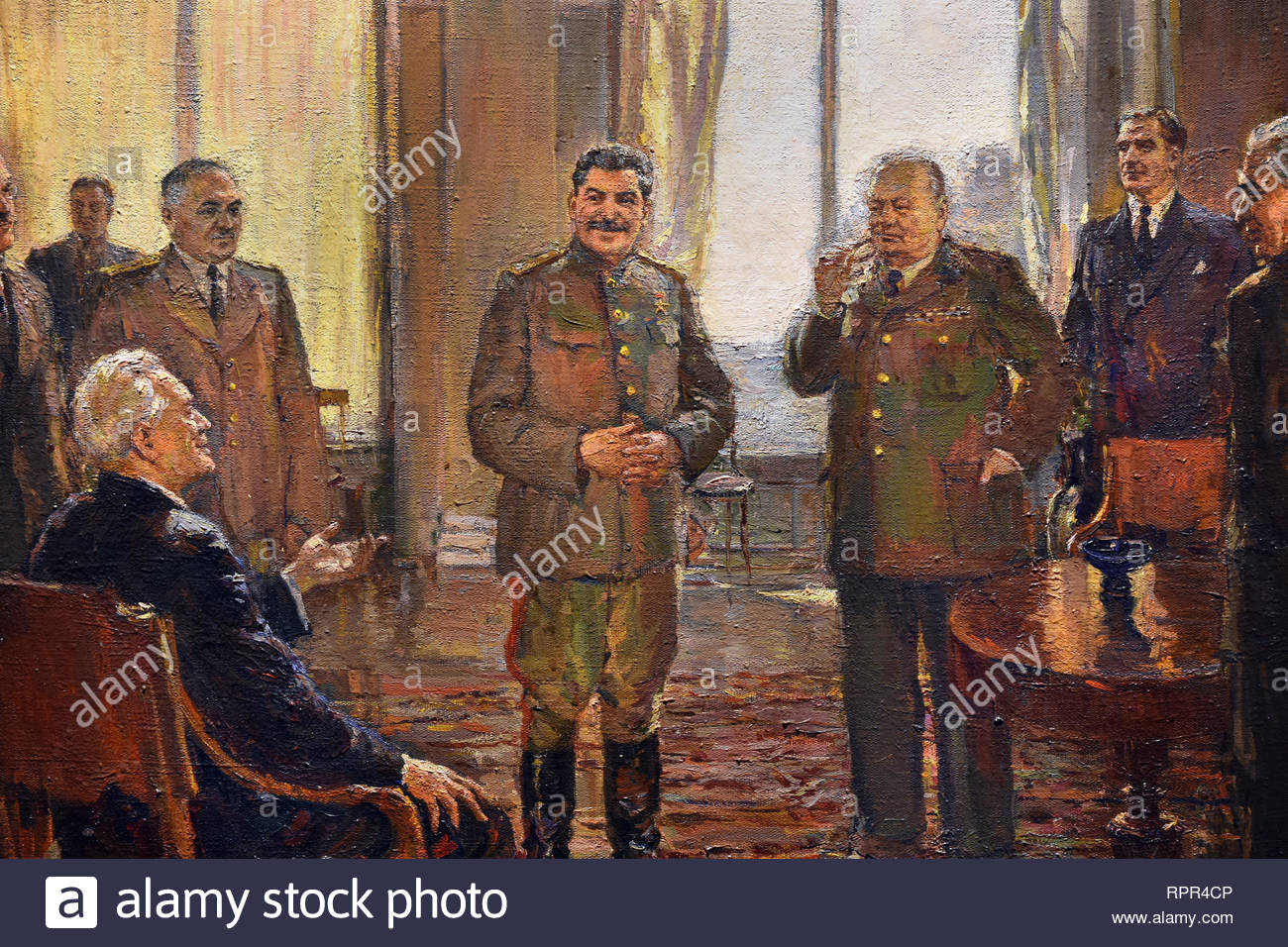 Stalin Churchill And High Resolution Stock Photography and Images - Alamy